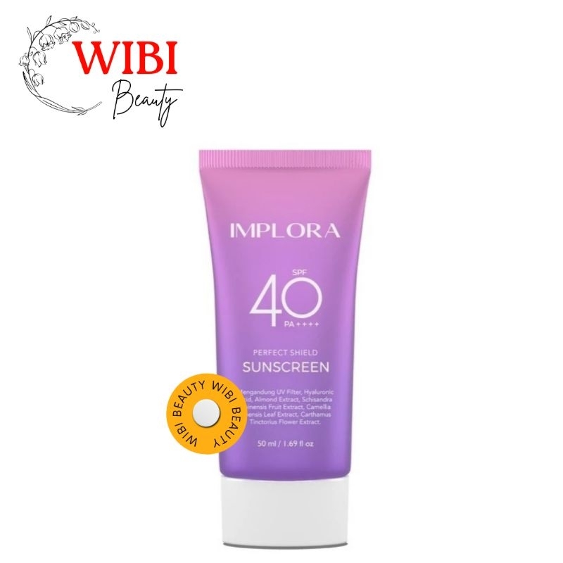 Jual IMPLORA PERFECT SHIELD SUNSCREEN Spf40 PA++++ 50ml Original 100% ...