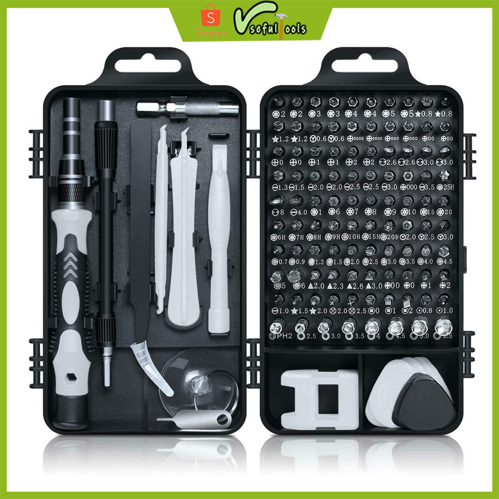 Jual (BISA COD)Usefultools Obeng Set 115 in 1 obeng hp Multifungsi Alat Bongkar Mini Precision ...