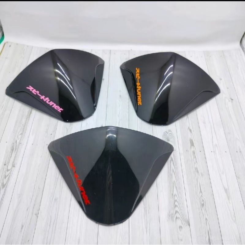 Jual Visor Mio Lama Jupiter Mx lama Hitam Glossy Free Stiker dan Double ...