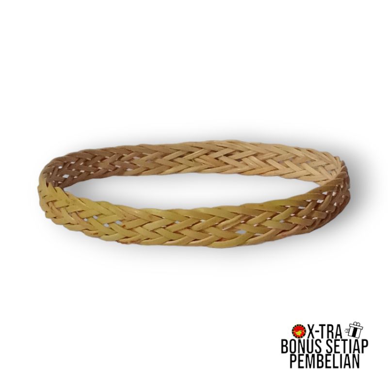 Jual Gelang Simpai 9 Single Putih Resam/Rotan Asli - Kerajinan Tangan ...