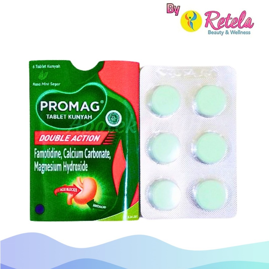 Jual PROMAG DOUBLE ACTION 1 BLISTER 6 TABLET | Shopee Indonesia