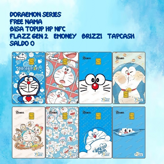 Jual DORAEMON SERIES - FLAZZ BCA GEN 2 SALDO 0 AKTIF NFC - FREE TULIS ...