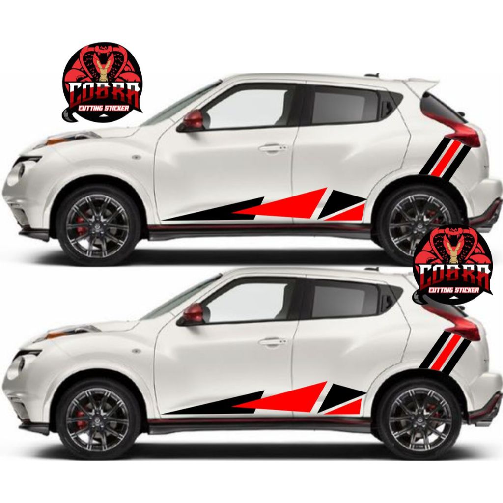 Jual Sticker mobil juke sticker list abstrak model terbaru cutting ...