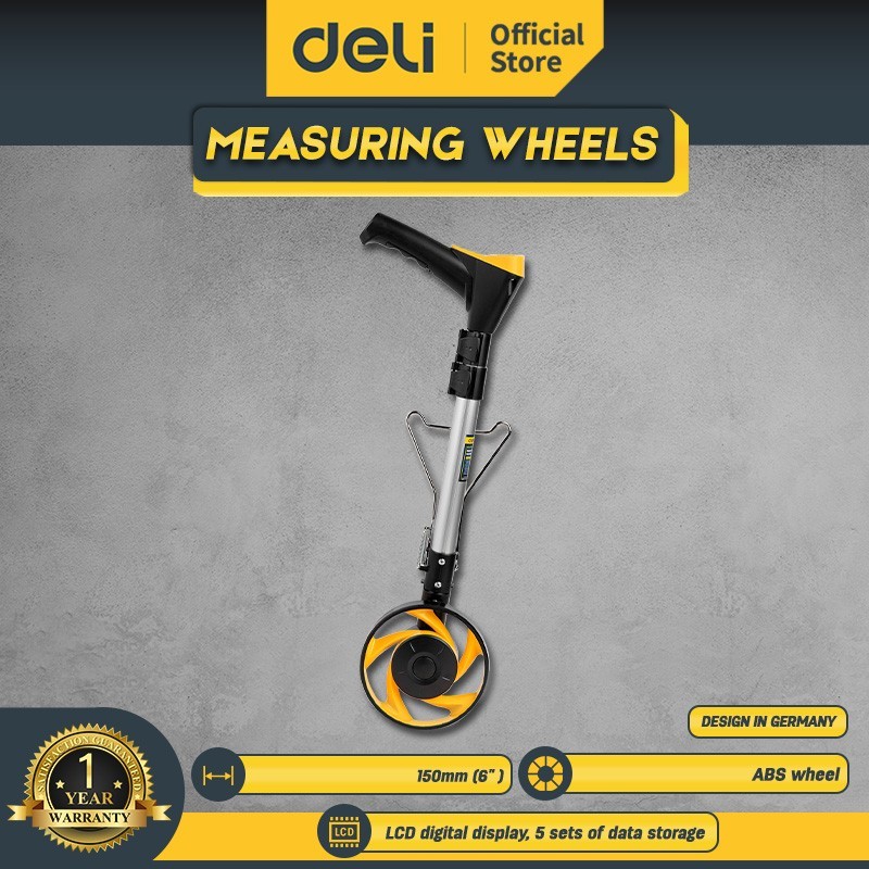 Jual Deli Meteran Dorong Digital / Digital Distance Measuring Wheel ...