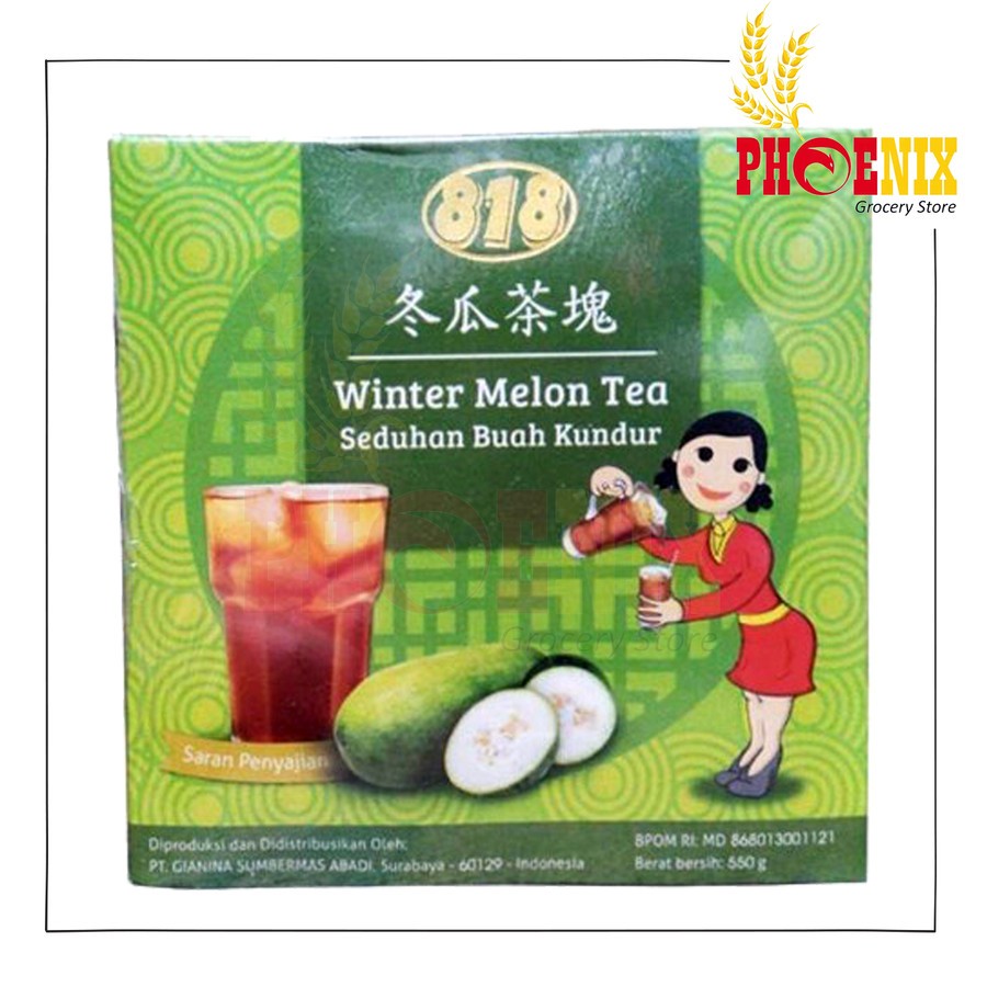 Jual Winter melon tea 818 teh kundur 550 Gram | Shopee Indonesia