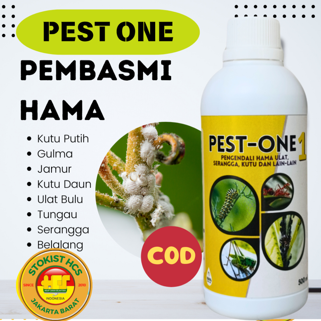 Jual Pest One pestisida organik pembasmi hama kutu putih dan jamur pada ...
