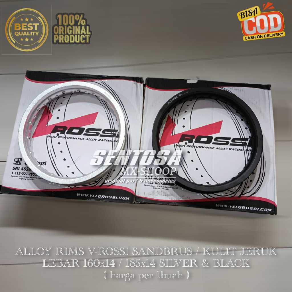 Jual [ HARGA PER 1BUAH ] VELG / ALLOY RIM V ROSSI KULIT JERUK ...