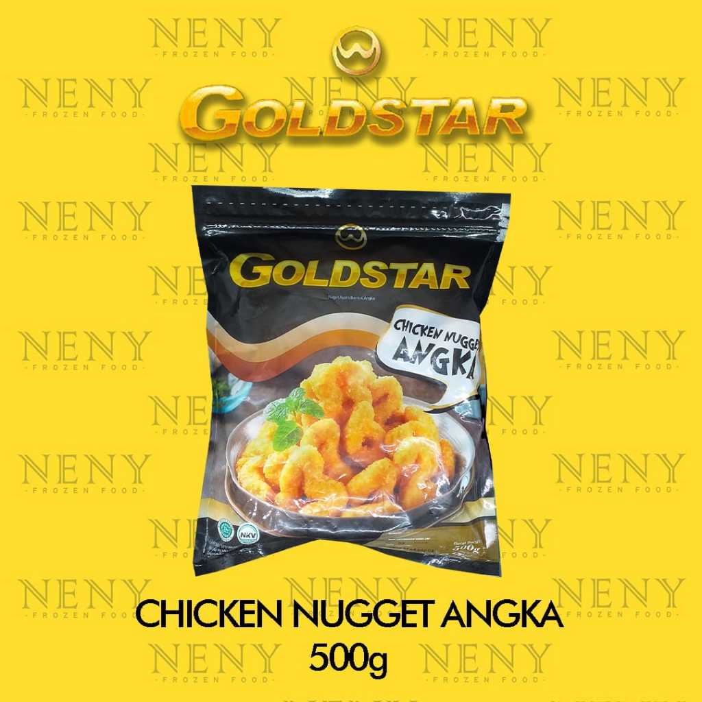 Jual Goldstar Chicken Nugget Angka 500g | Shopee Indonesia