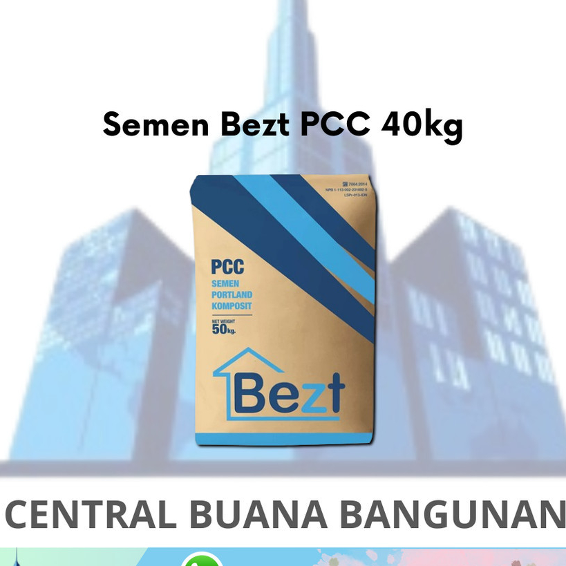 Jual Semen Bezt PCC 40kg | Shopee Indonesia