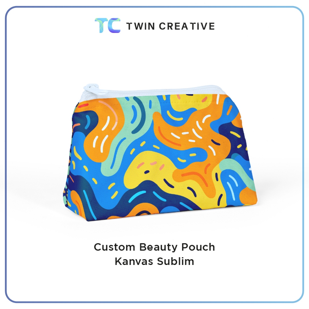 Jual Custom Pouch Makeup / Tas Kosmetik / Travel Pouch / Tas ...