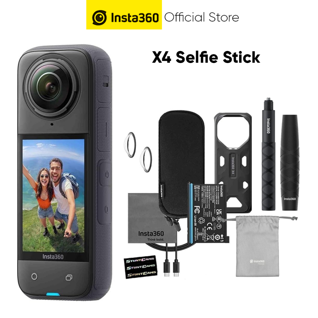 Jual Insta360 X4 Action Camera 360° 8K UHD Timelapse 11K AI Gesture Control | Shopee Indonesia