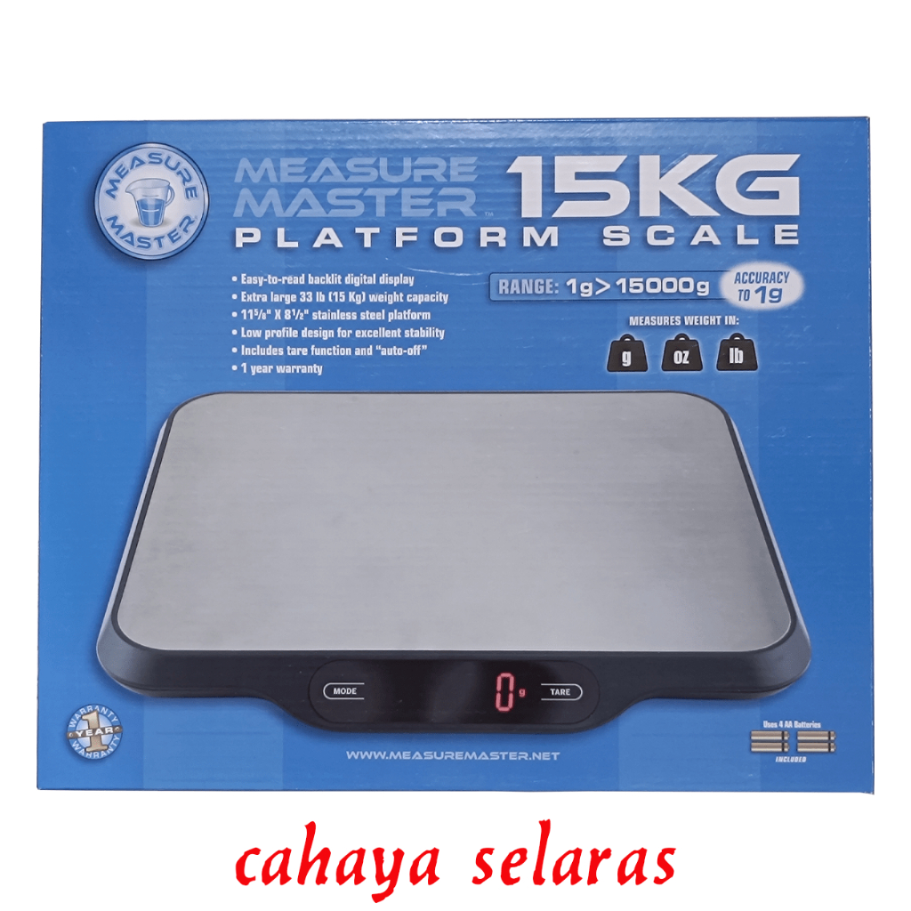 Jual TIMBANGAN DIGITAL MEASURING MASTER 15KG | TIMBANGAN DIGITAL ...