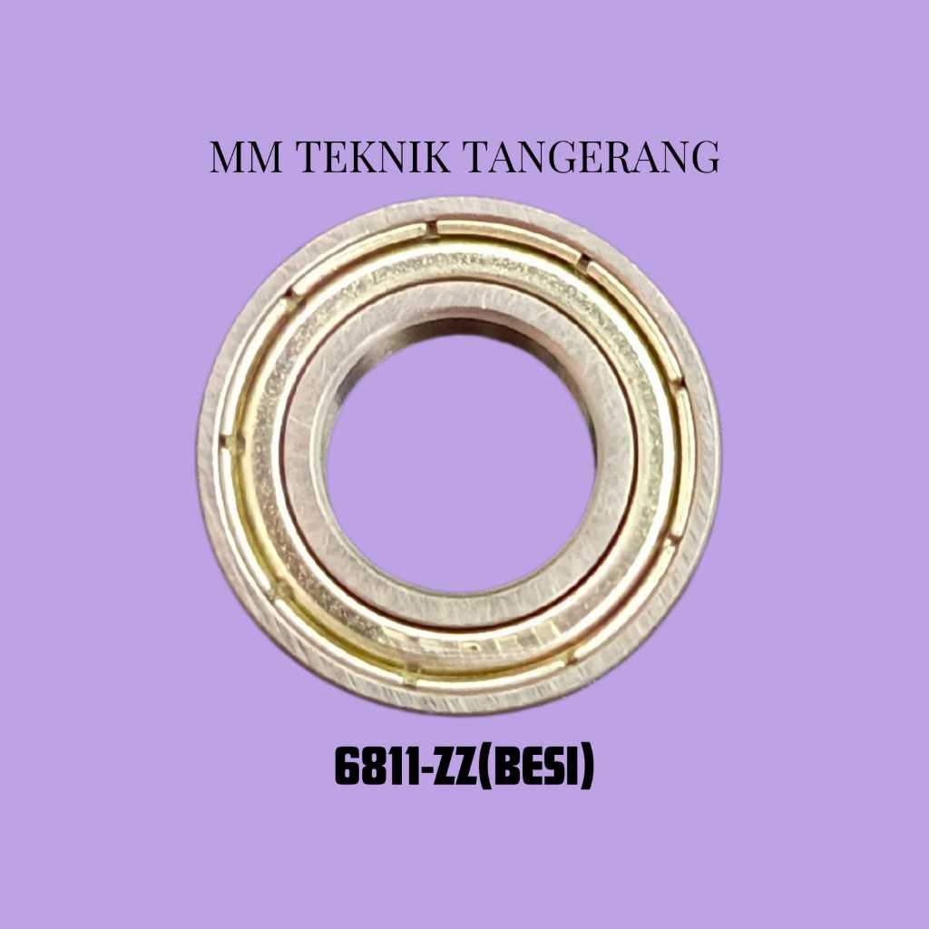 Jual Ball Bearing 6811 zz (tutup besi) 2rs (tutup karet) Laher Original ...