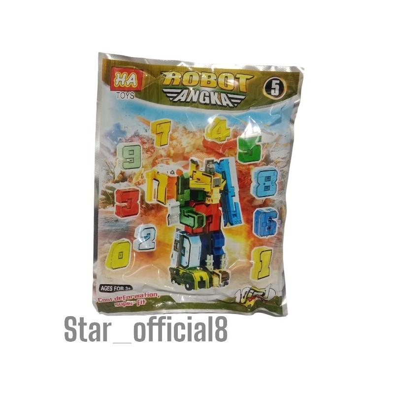 Jual 20 PCS MAINAN ROBOT HA RAKITAN / MAINAN ROBOT BONGKAR PASANG ...