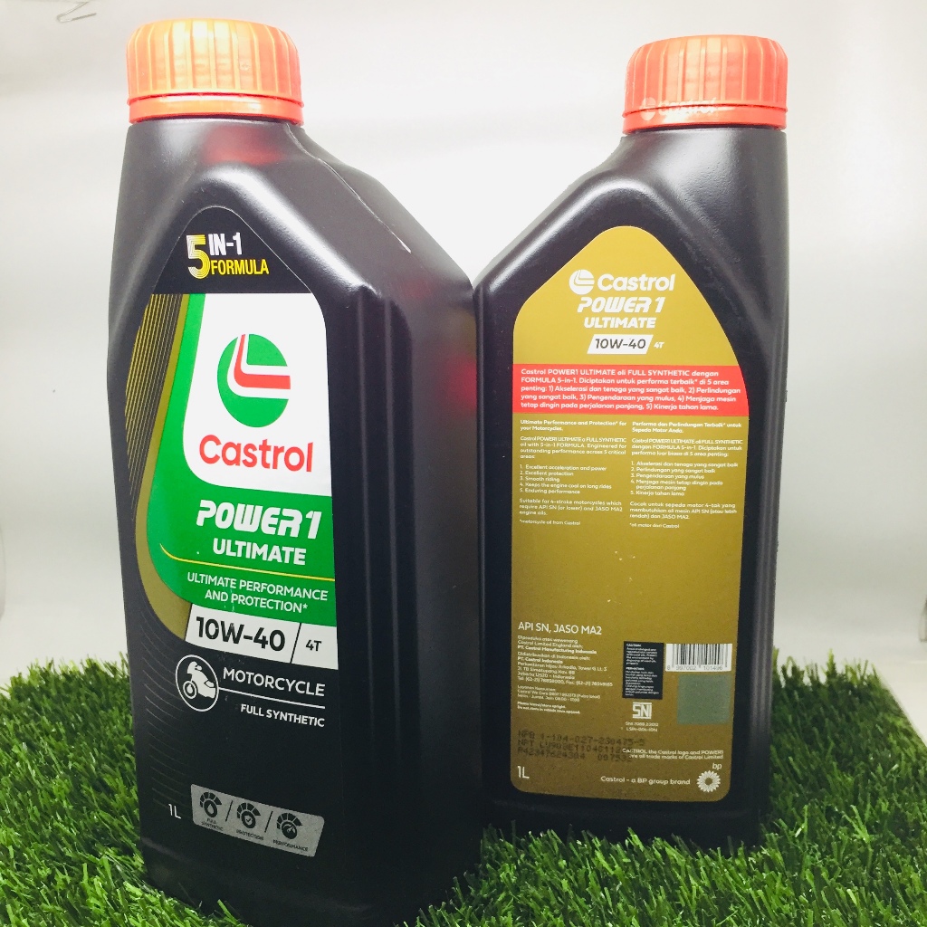 Jual OLI MESIN MOTOR BEBEK SPORT CASTROL ULTIMATE SAE 10W-40 1L ...