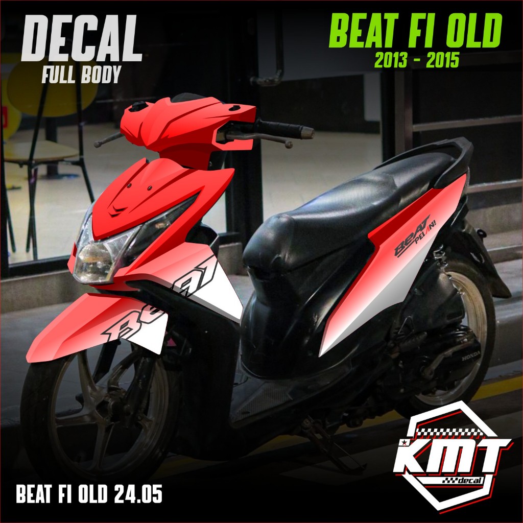 Jual Decal Sticker Skotlet Fullbody Variasi Beat FI OLD 2012 2013 2014 ...