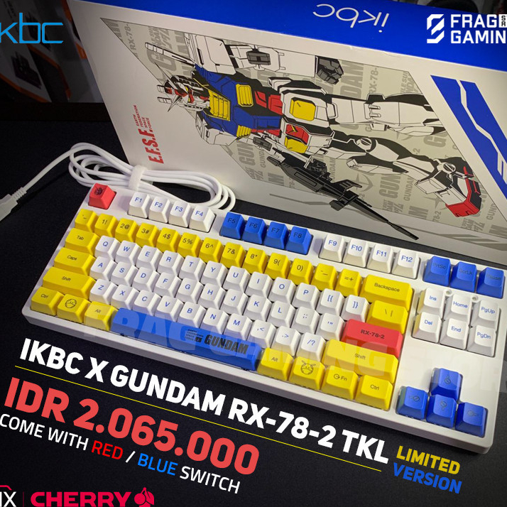 Jual iKBC GUNDAM RX-78-2 / RX782 TKL Tenkeyless C200 Mechanical Keyboard | Shopee Indonesia