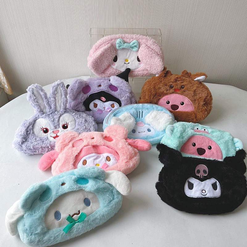 Jual Sanrio My Melody Kuromi CMoroll Hoodie Pig Kelinci Loopy Rusa ...