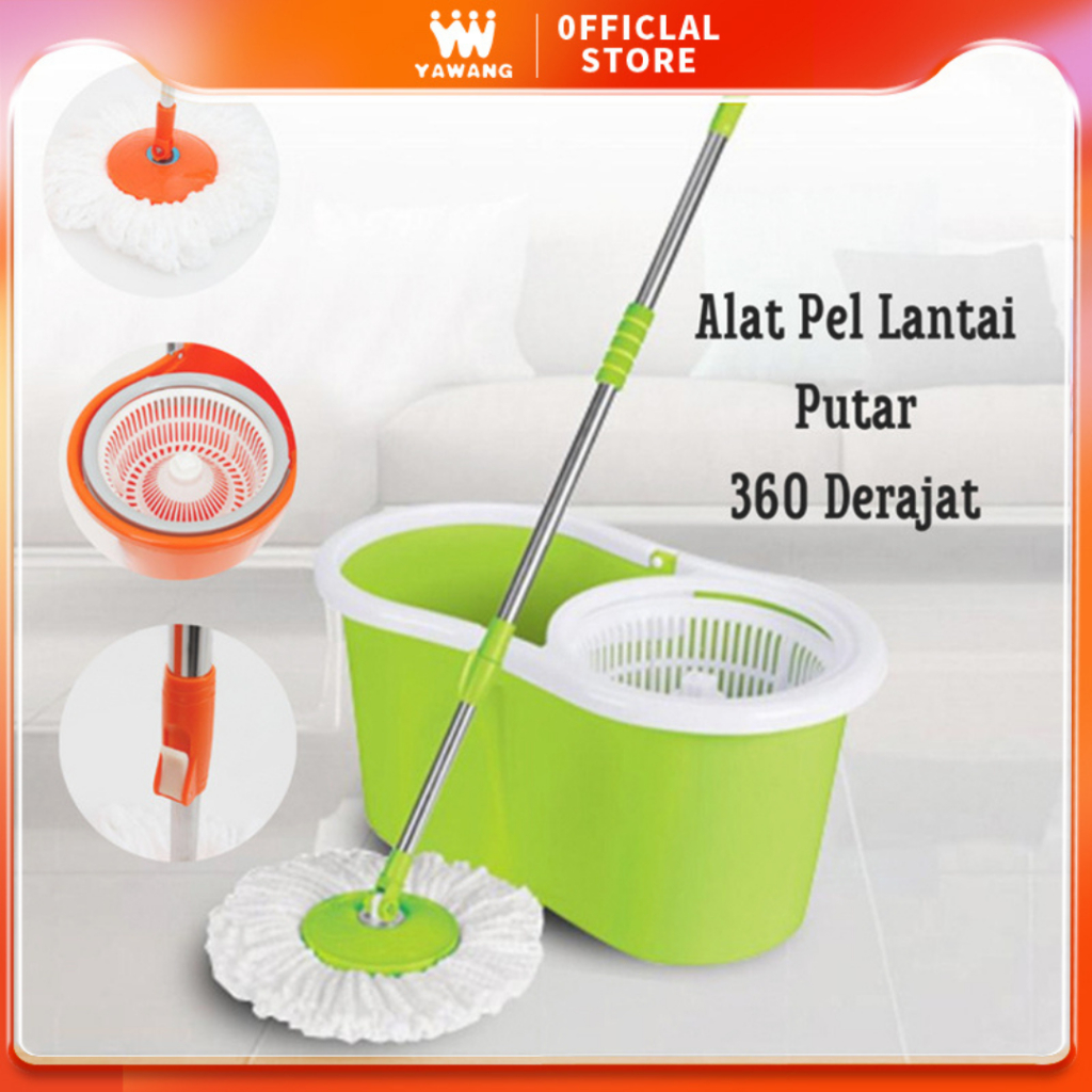 Jual YAWANG Super MOP / Magic MOP/ Alat Pel Lantai 360° / Alat Pel ...