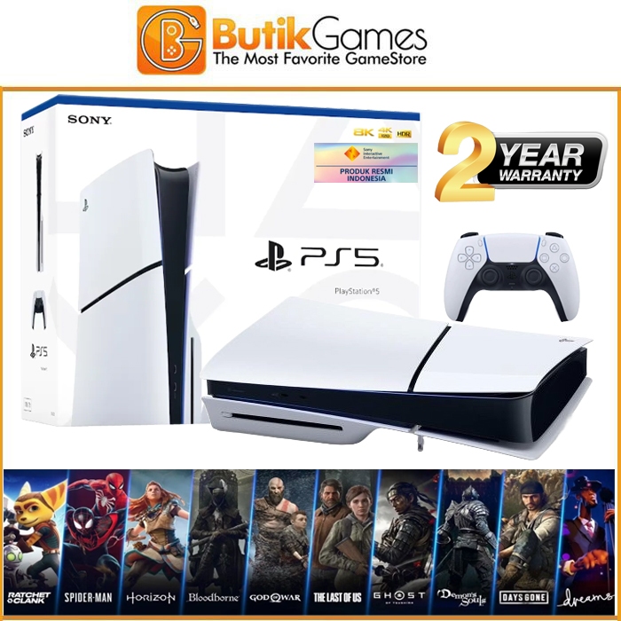 Jual Sony PS5 Slim Playstation 5 Slim Disc Digital Version | Shopee ...