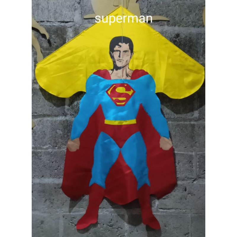 Jual LAYANGAN KAIN PARASUT LAYANG LAYANG gambar super hero MURAH mainan ...