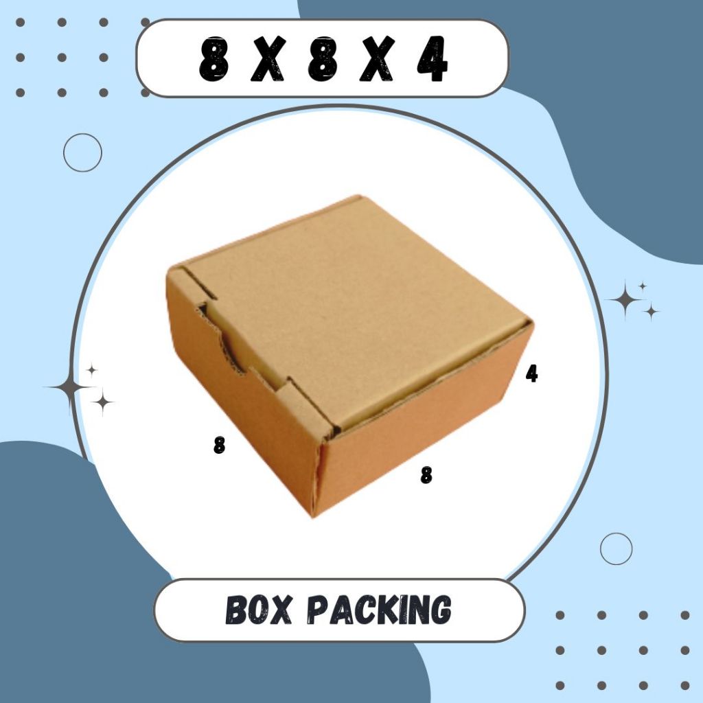 Jual Kardus 8x8x4 LD Box Packing Hampers Kotak Kemasan Box Souvenir Karton Sparepart Minyak ...