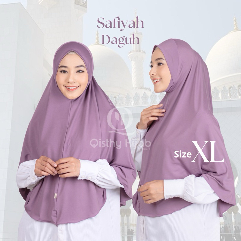 Jual Qisthy Hijab - SAFIYAH HIJAB DAGU Melayu Size XL Jumbo Syar'i ...