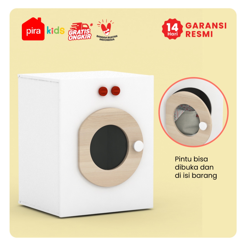 Jual Pira Kids - Magu Washer PP Pretend Play Mesin Cuci Mainan Anak ...