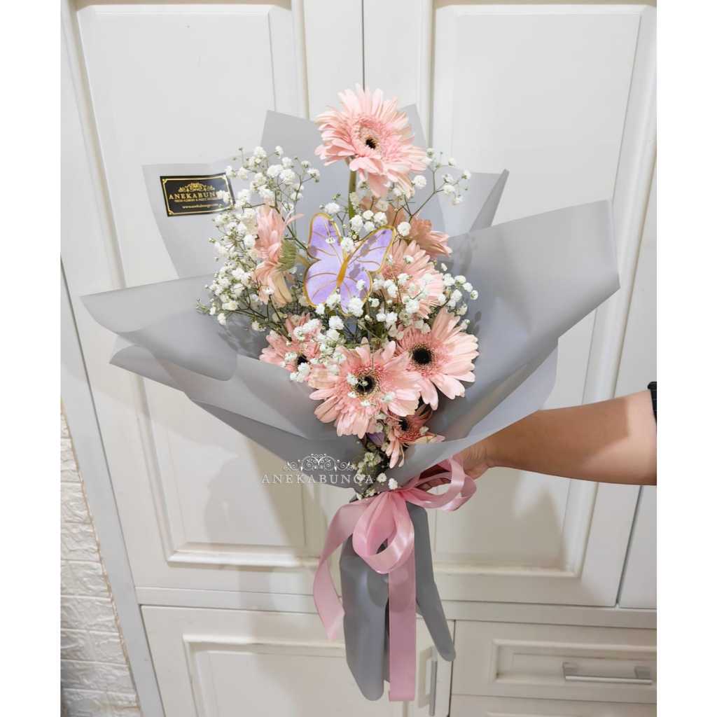 Jual Buket Bunga Gerbera,Aster,Hidrangea, Rose&Krisan Asli Fresh Rose ...