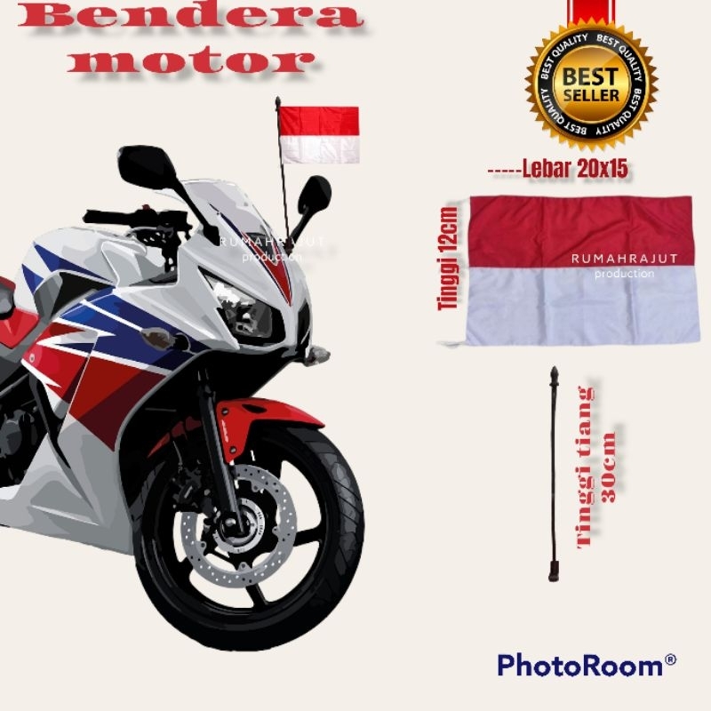 Jual BENDERA MOTOR/BENDERA SPION MOTOR | Shopee Indonesia