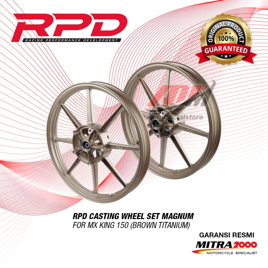 Jual Velg RPD Casting MAGNUM MX King 150 size 160/185 x 17 inch Alloy ...