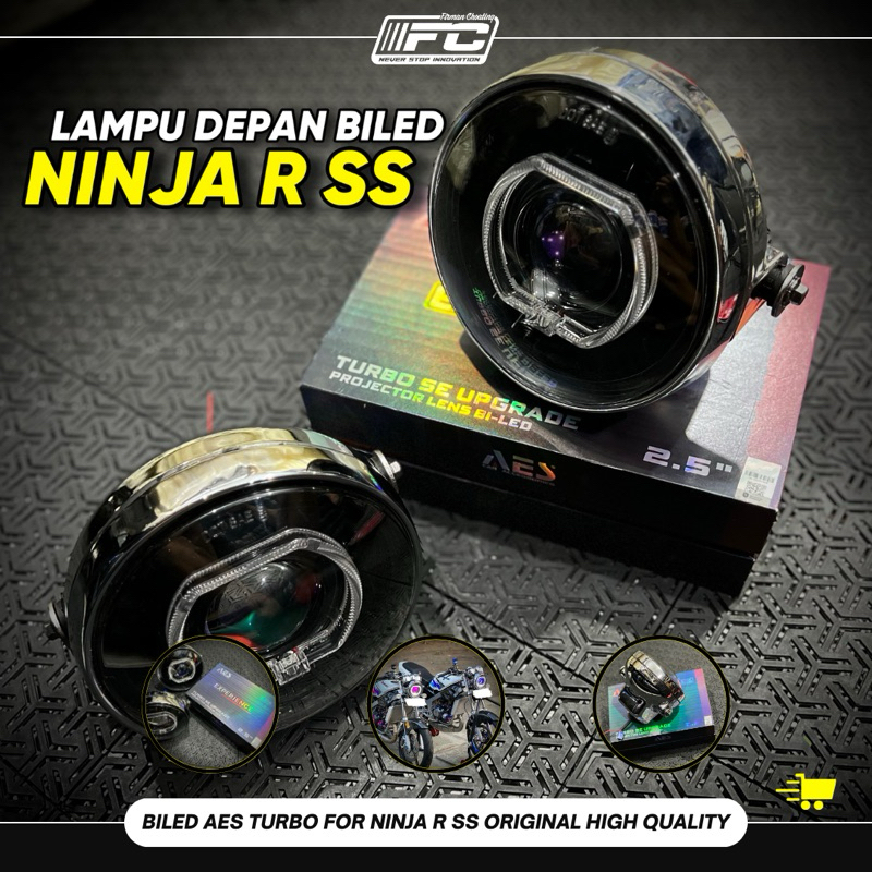 Jual LAMPU BILED AES TURBO KAWASAKI NINJA R SS 2.5 INCH | Shopee Indonesia