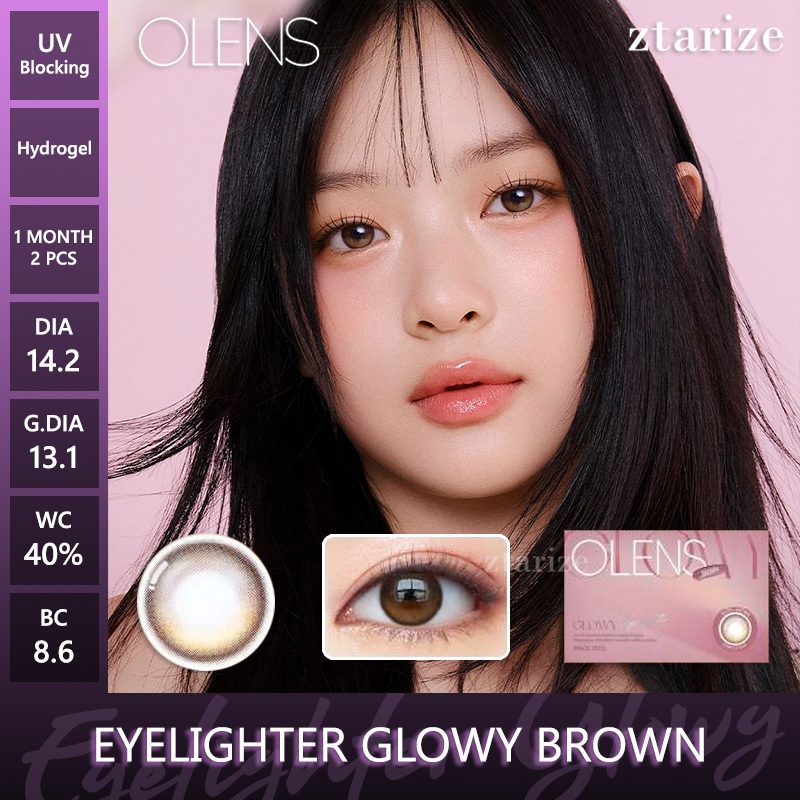 Jual ztarize - Ready Stock - OLENS 🇰🇷 Eyelighter Glowy Brown 1 Month ...