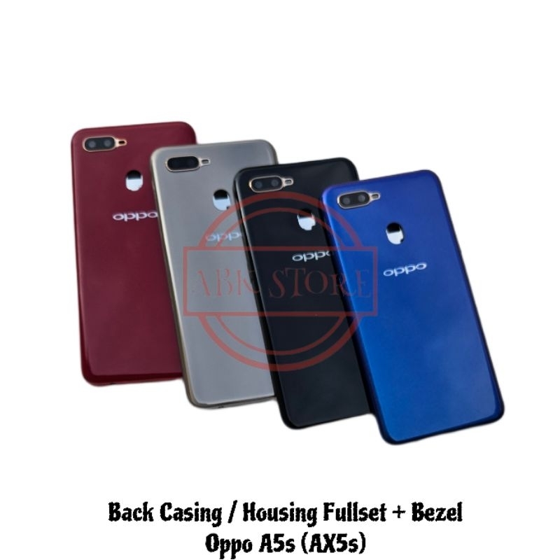 Jual Back Casing - Kesing - Housing - Backdoor Fullset + Bezel Oppo A5s ...