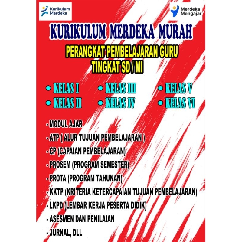 Jual Perangkat pembelajaran kurikulum merdeka Modul ajar SD/MI | Shopee Indonesia