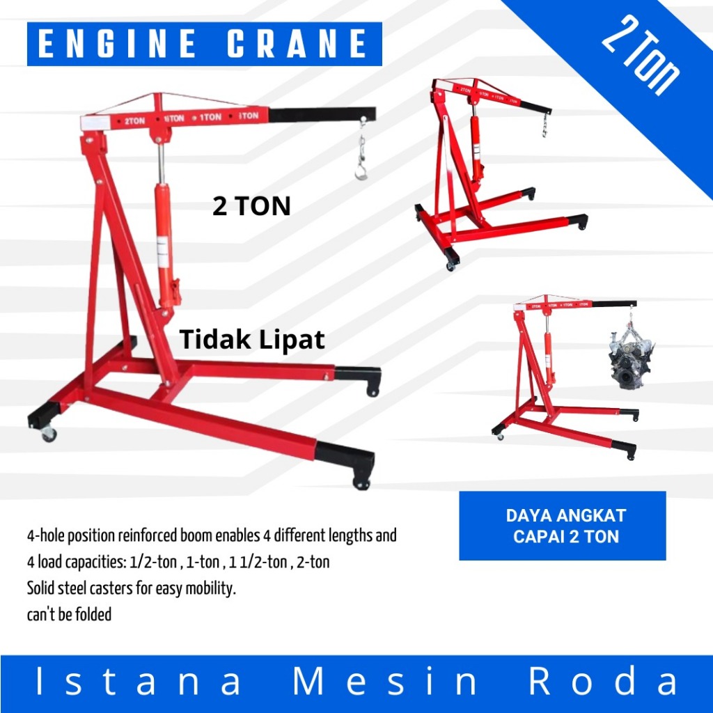 Jual Shop Crane 2 Ton Engine Crane 2Ton Angkat Mesin Mobil | Shopee Indonesia