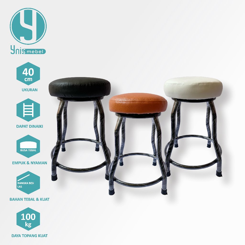 Jual kursi oreo 40cm / 25cm / kursi busa /bangku/ kursi kantor / konter ...