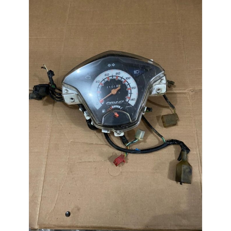 Jual Speedometer kilometer odometer honda beat fi original fulset kabel ...