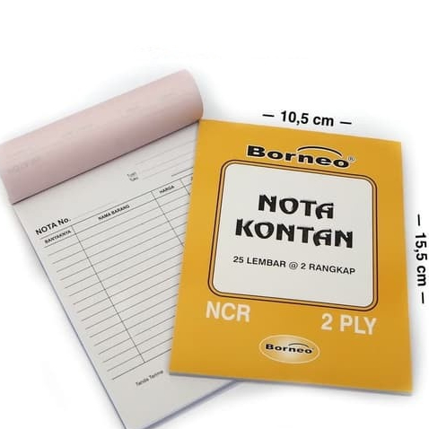 Jual TBMO (PACK) NOTA NCR NTOB0005 BORNEO - K-2 ISI 10PCS | Shopee ...