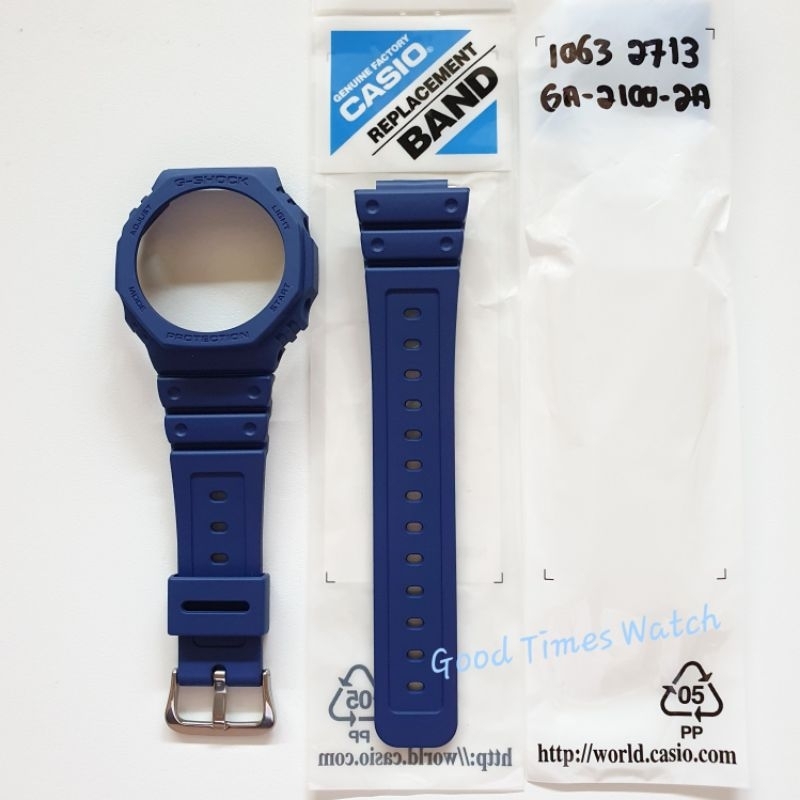 Jual PAKET BEZEL STRAP G-SHOCK GA-2100-2A GA 2100 BLUE CASIO ORIGINAL ...