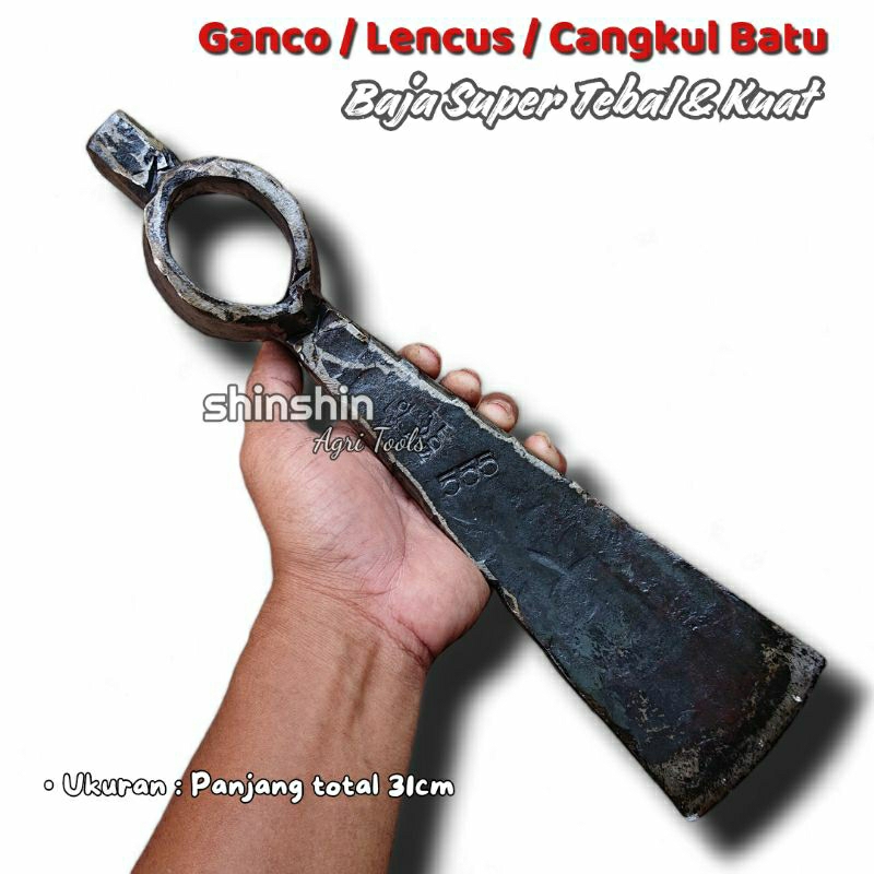 Jual Ganco Tanah 555/ Lencus/ Cangkul Batu/ CangkulBatu Tebal Dan Kuat ...