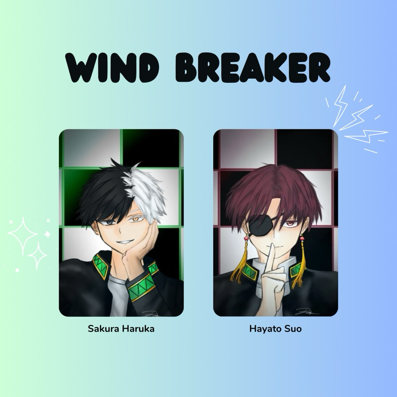 Jual Photocard Wind Breaker | PC Anime Character Fan Merch | Shopee ...