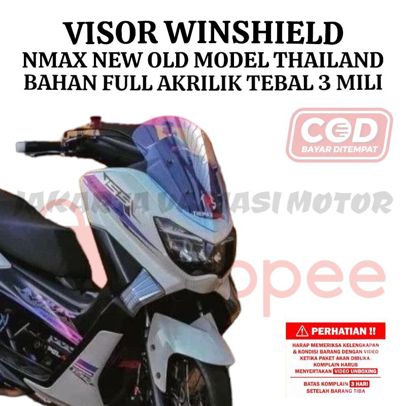Jual Visor windshield variasi bahan akrilik 3 mili model thailand pnp ...