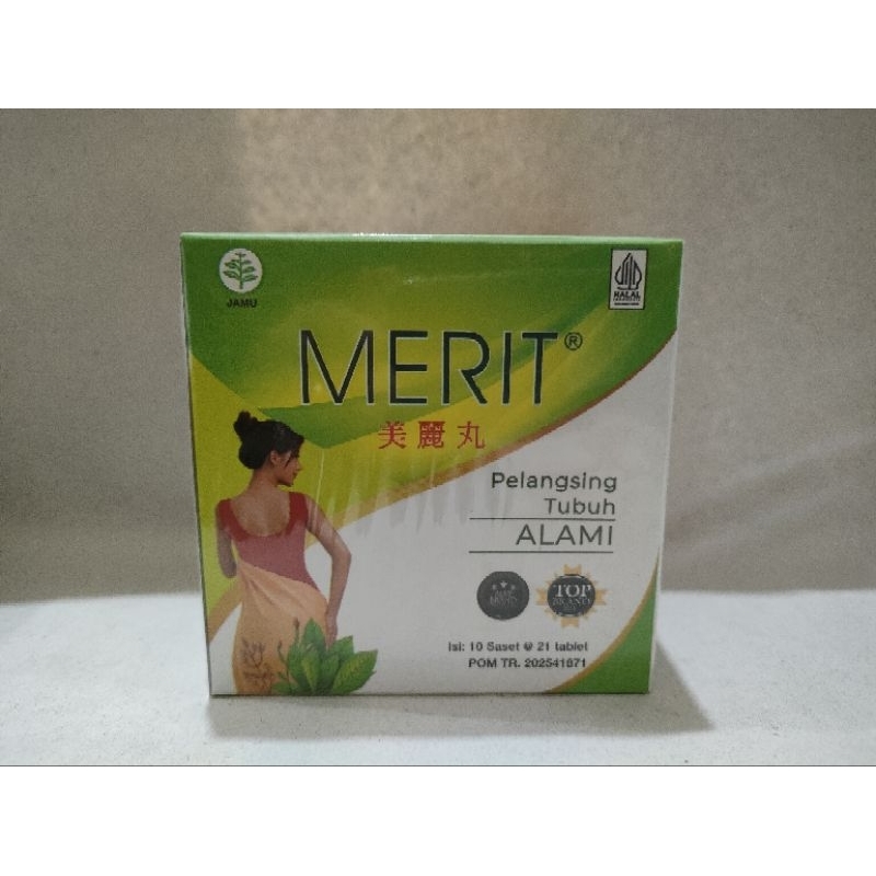 Jual Merit Mei Li Wan pelangsing tubuh alami 1 kotak isi 10 sachet @ 21 ...