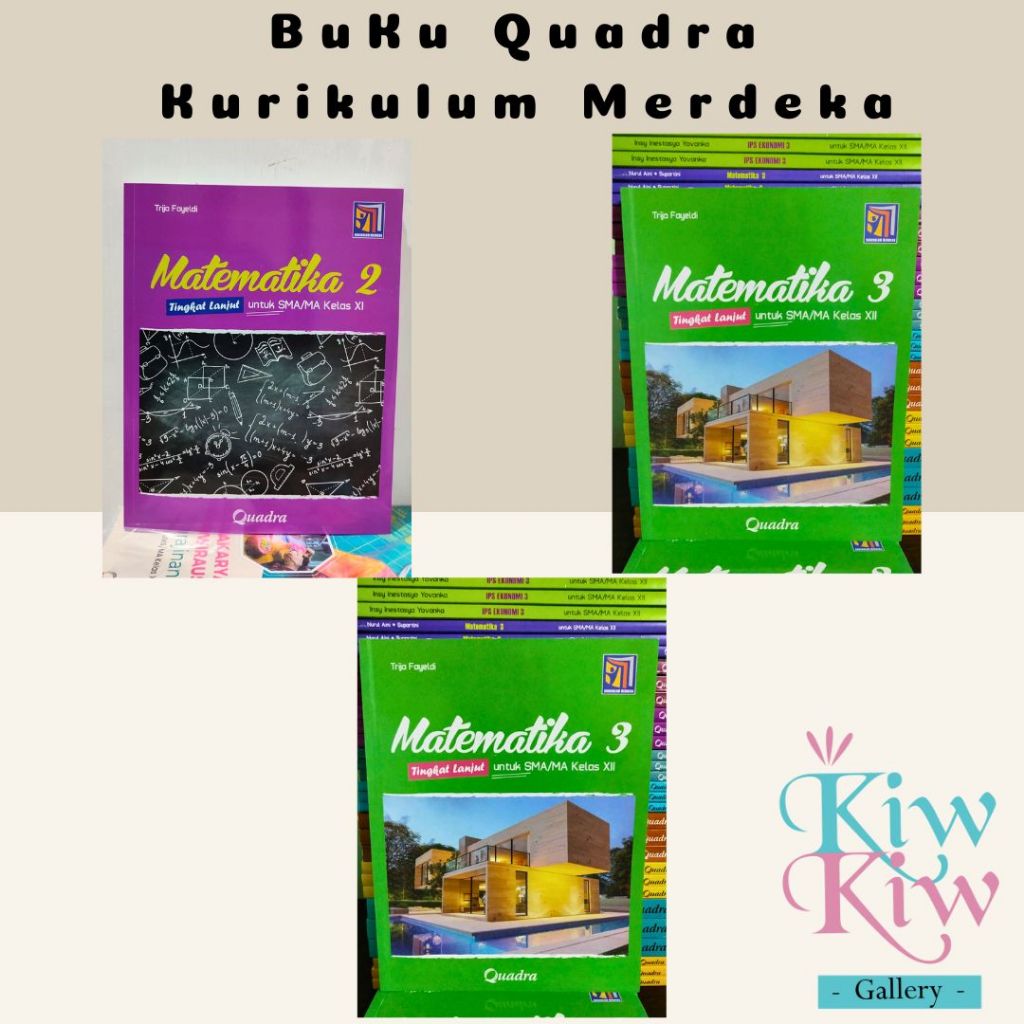 Jual Buku Matematika Tingkat Lanjut Kelas 11, 12 SMA/MA Kurikulum Merdeka - QUADRA | Shopee ...
