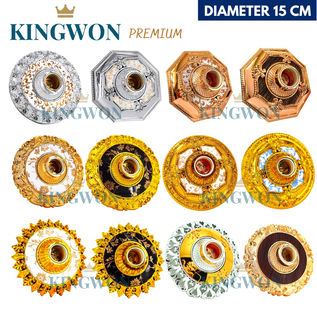 Jual FITTING LAMPU PLAFON HIAS MODERN KINGWON TEMPAT LAMPU PLAFON ...