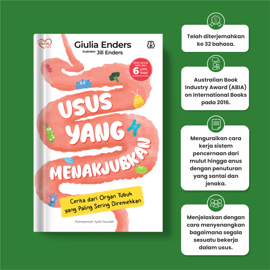 Jual [Bentang] Buku Non Fiksi | Usus Yang Menakjubkan - Giulia Enders ...