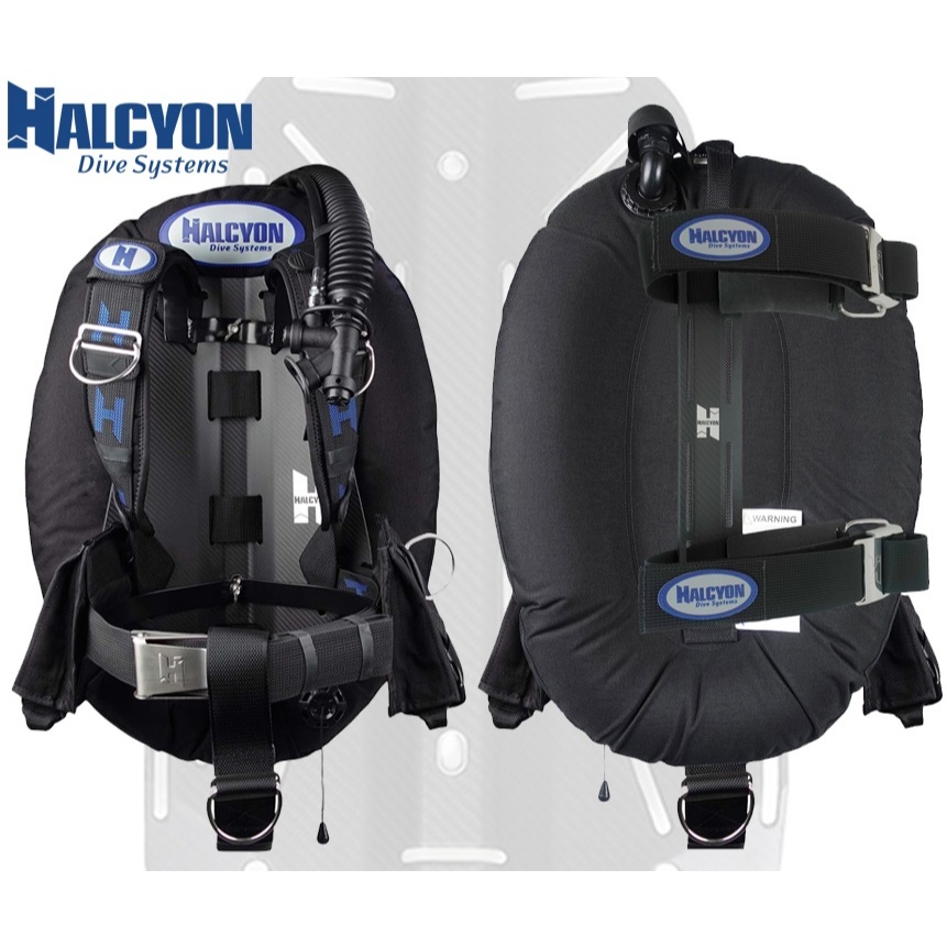 Jual Scuba Diving Wing BCD Halcyo Eclipse Pro With Carbon Backplate And ...