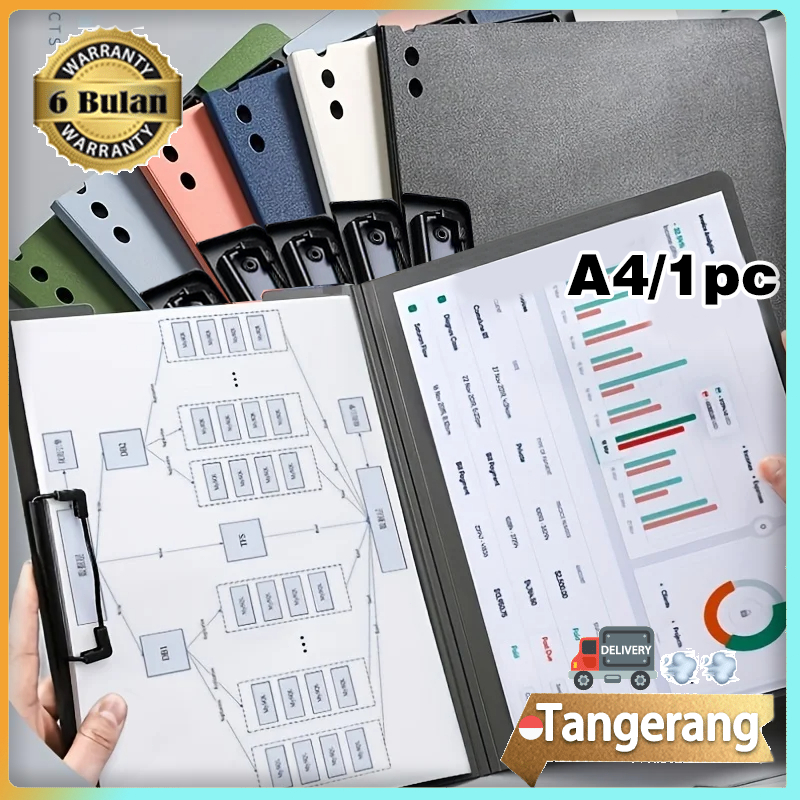 Jual Papan Jalan A4 Papan Ujian A4 Clipboard With Cover/ Map Folder ...