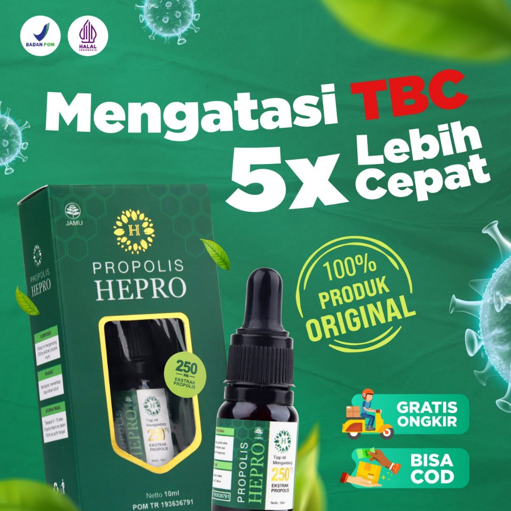 Jual Propolis Hepro Membantu Atasi TBC Batuk Menahun Bronkitis ...